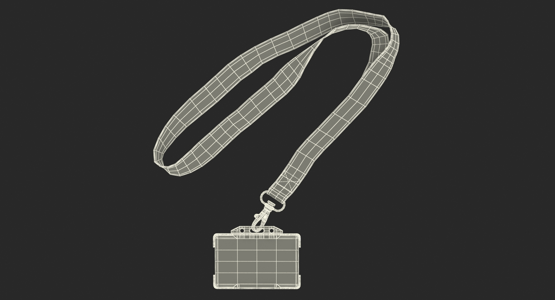 3D Security Lanyard Id Card Model - TurboSquid 1255614