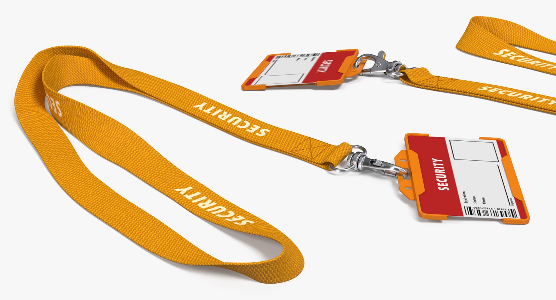 3D Security Lanyard Id Card Model - TurboSquid 1255614