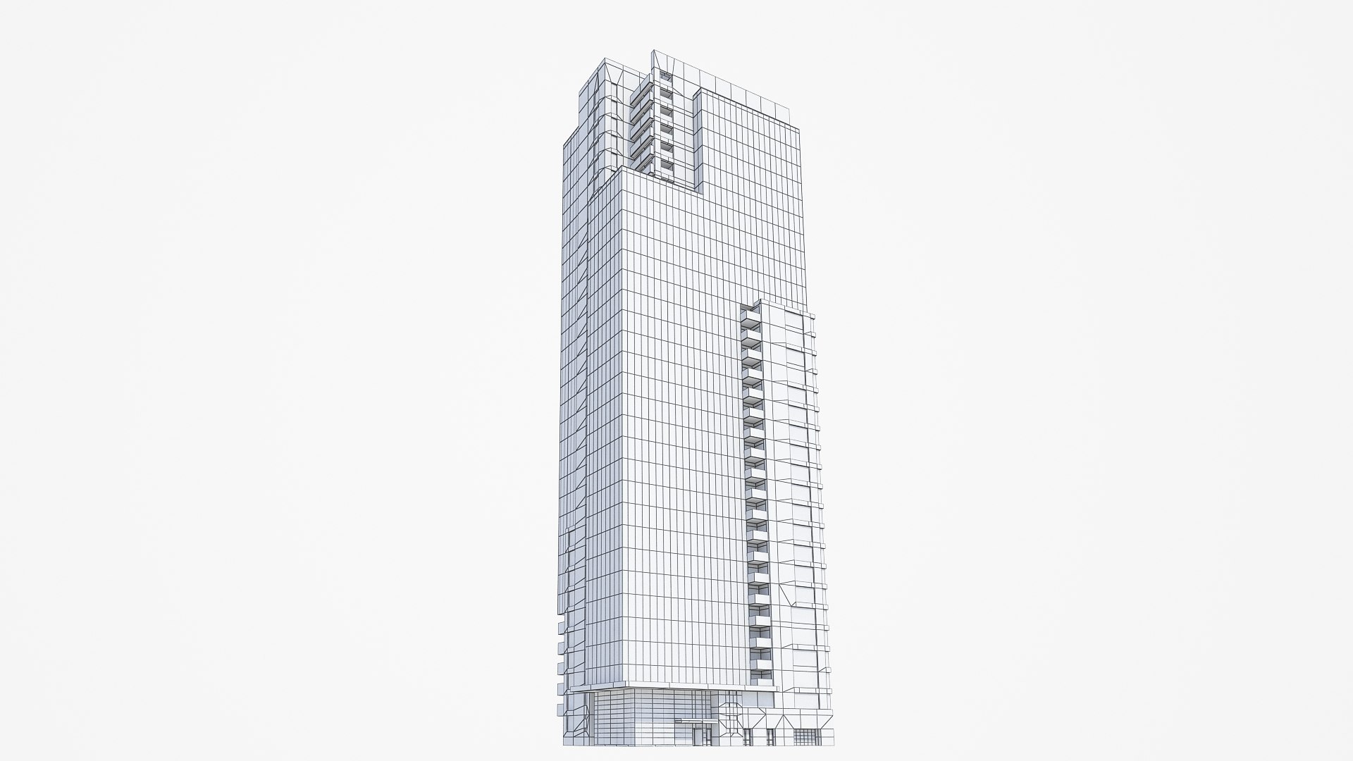 Kilbourn tower buildings 3D model - TurboSquid 1512320