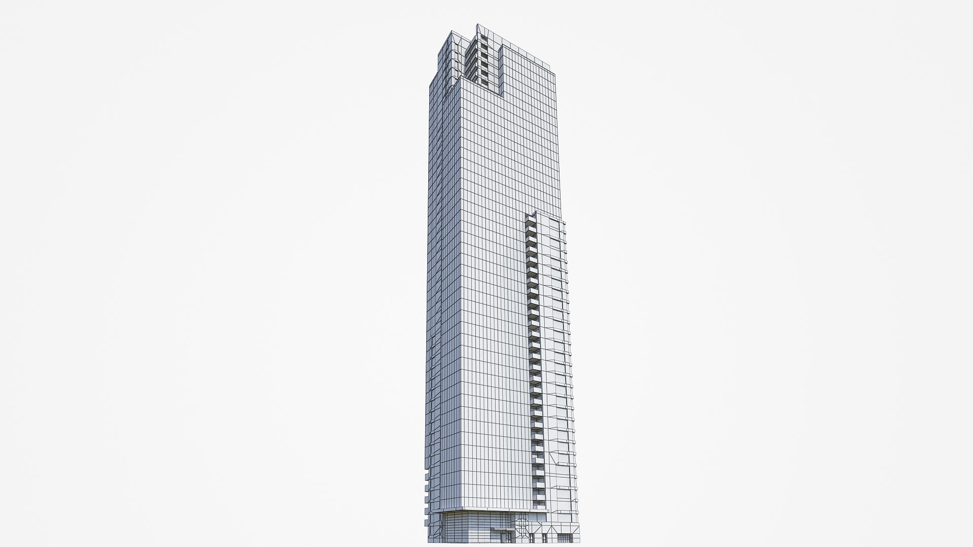 Kilbourn tower buildings 3D model - TurboSquid 1512320