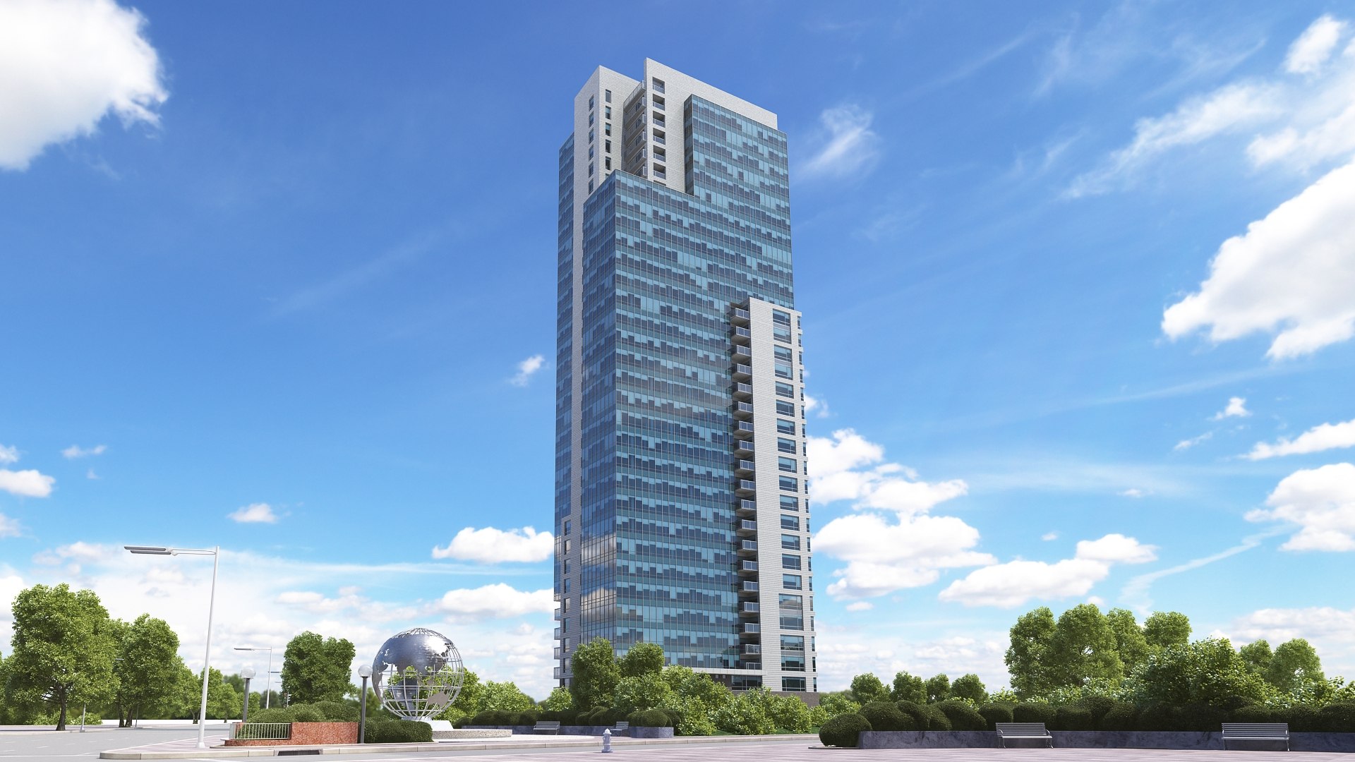 Kilbourn tower buildings 3D model - TurboSquid 1512320