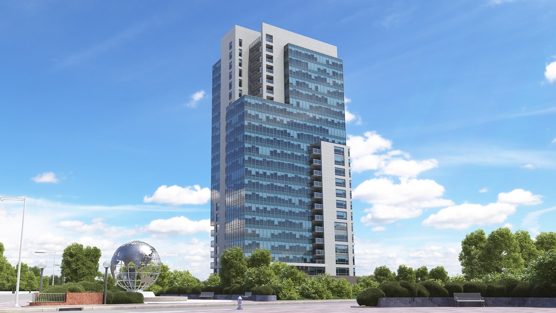 Kilbourn tower buildings 3D model - TurboSquid 1512320