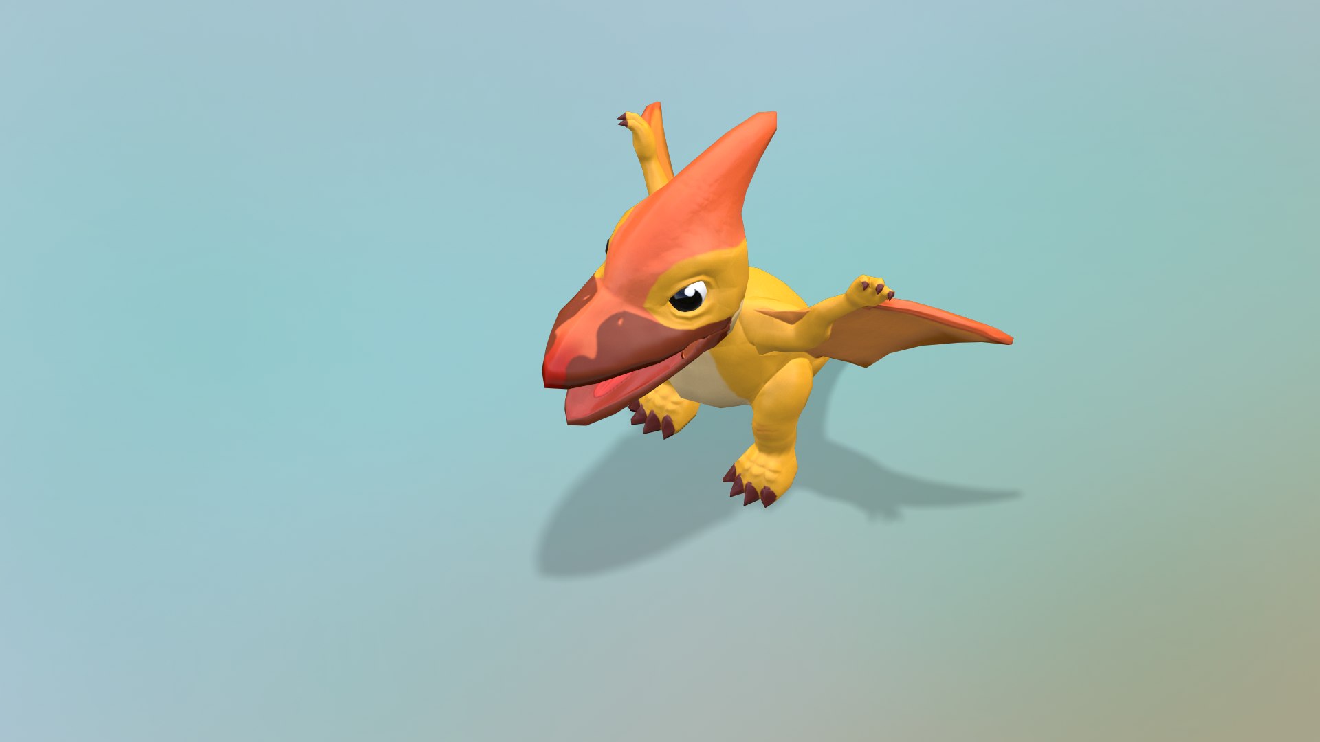 Pteranodon Baby - Dinosaur Character 3D Model - TurboSquid 2195144
