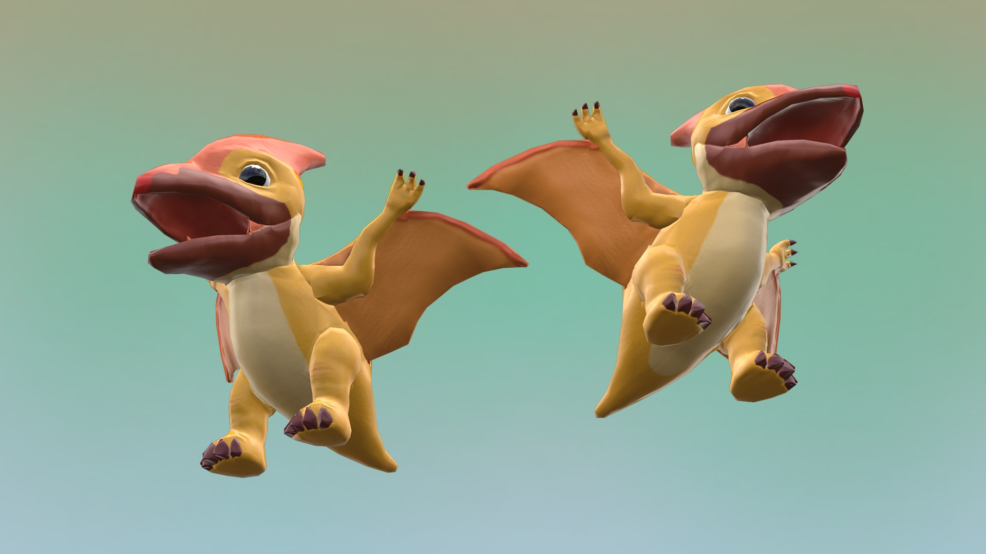 Pteranodon Baby - Dinosaur Character 3D Model - TurboSquid 2195144