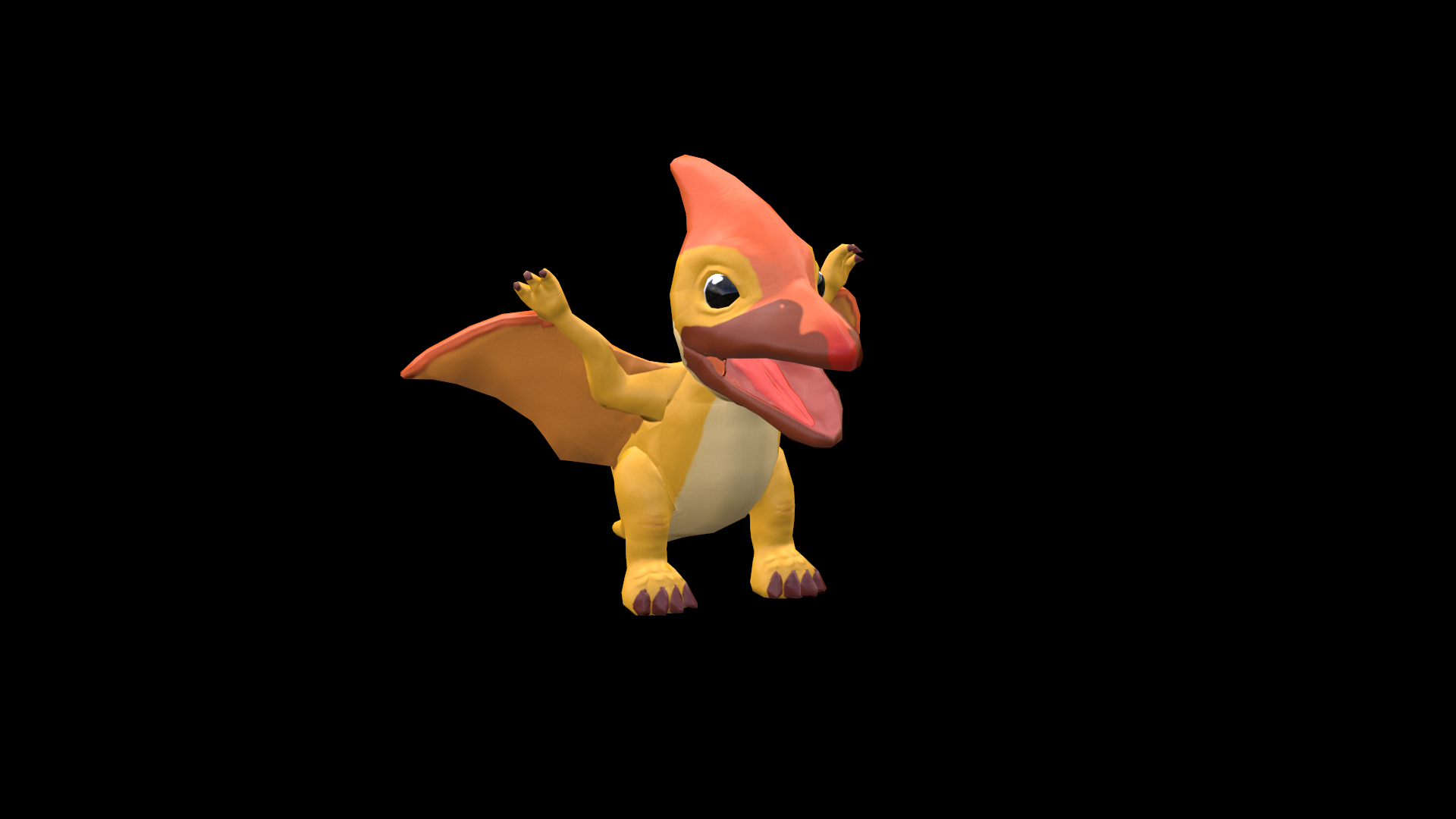Pteranodon Baby - Dinosaur Character 3D Model - TurboSquid 2195144