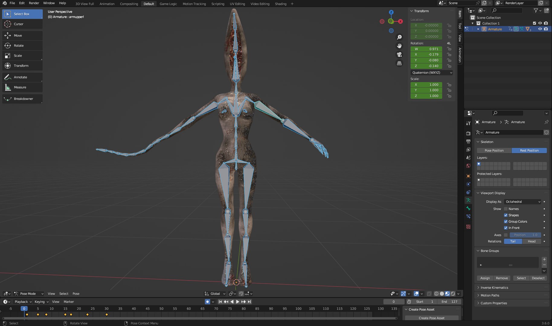 3D Mutant Thing Creature - TurboSquid 2117841