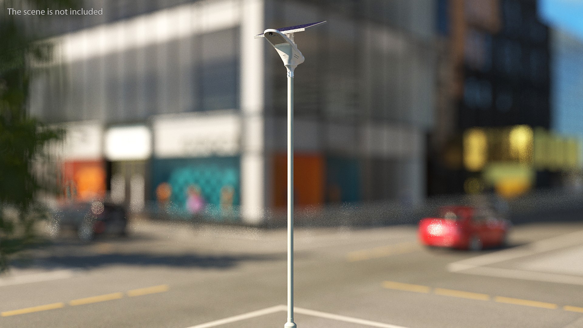 3D led solar street light - TurboSquid 1608820