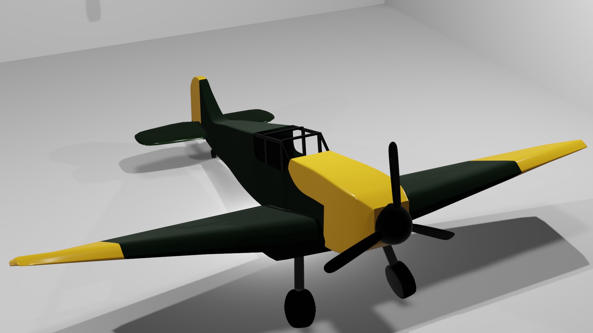 Messerschmitt Fighter Plane 3D Model - TurboSquid 2050741