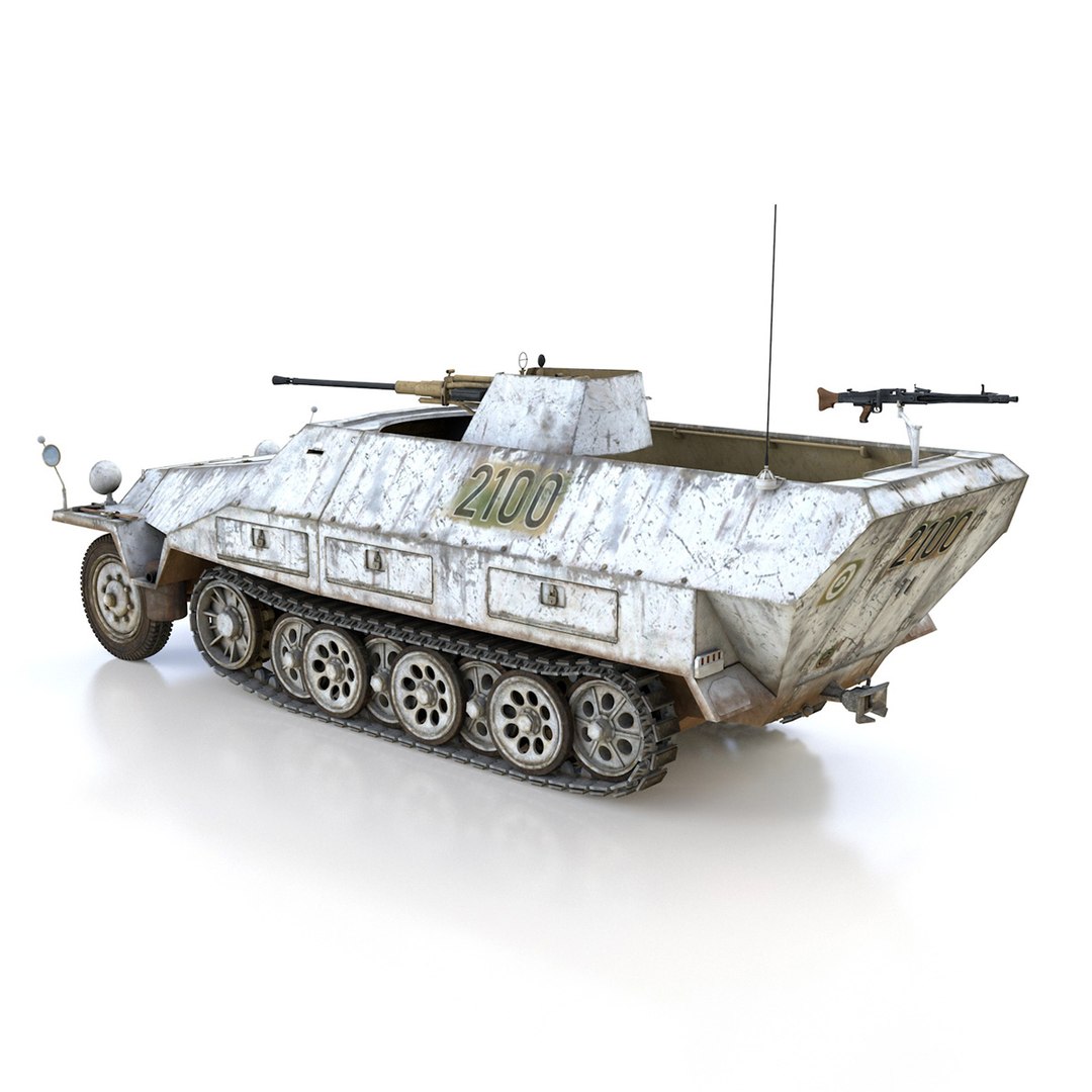 Sd Kfz 251 17 Model - TurboSquid 1408027