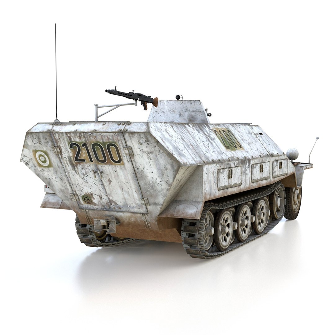 Sd Kfz 251 17 Model - TurboSquid 1408027