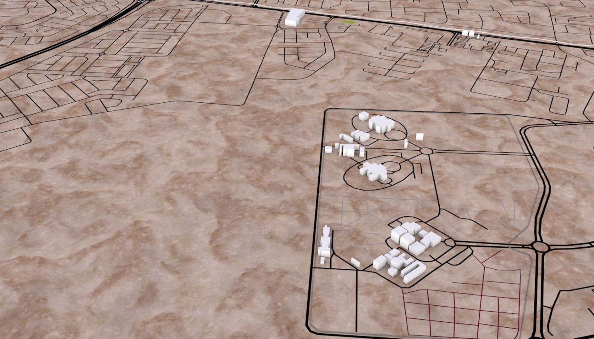 Manama bahrain buildings 3D model - TurboSquid 1430763