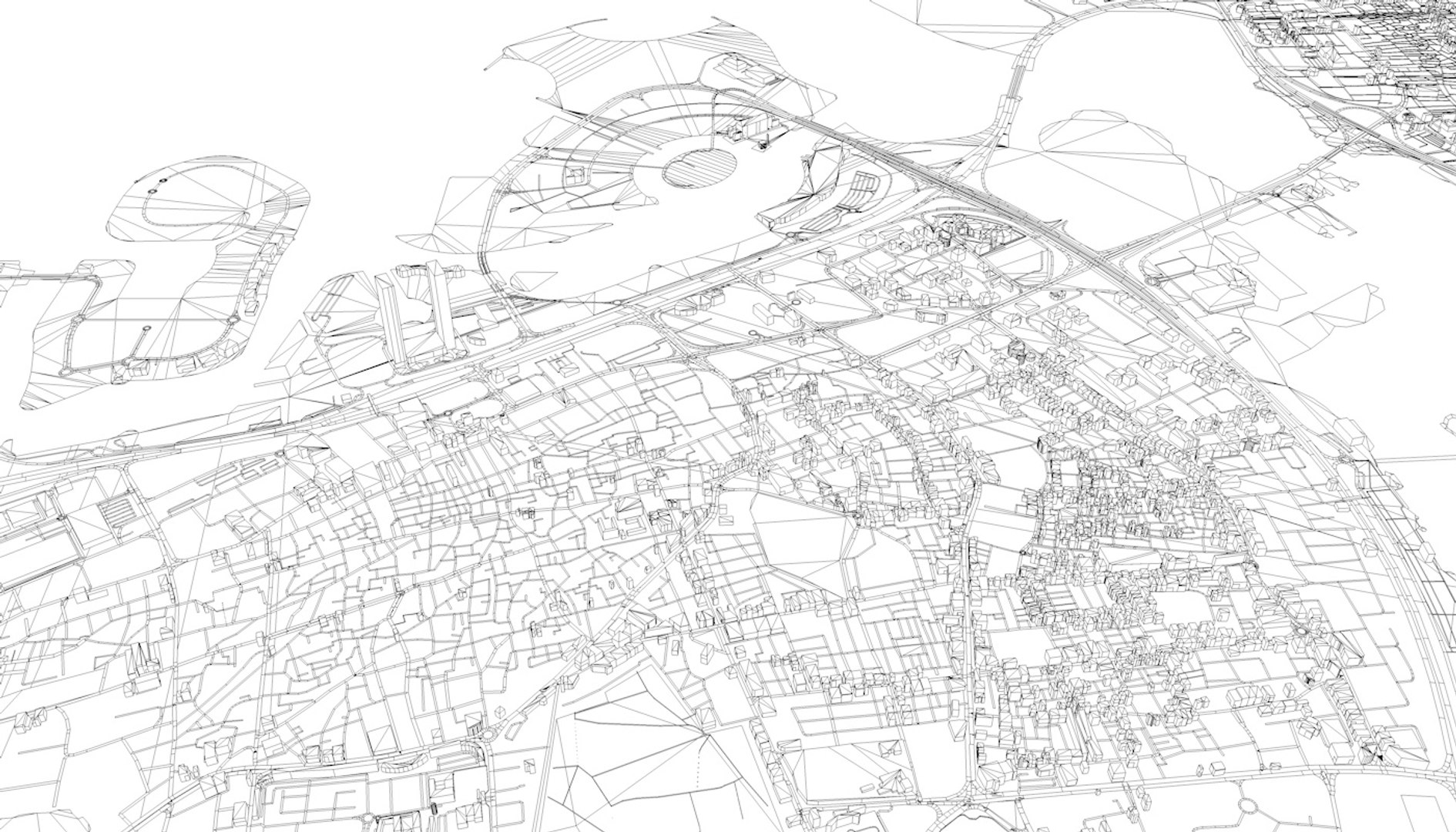 Manama Bahrain Buildings 3D Model - TurboSquid 1430763