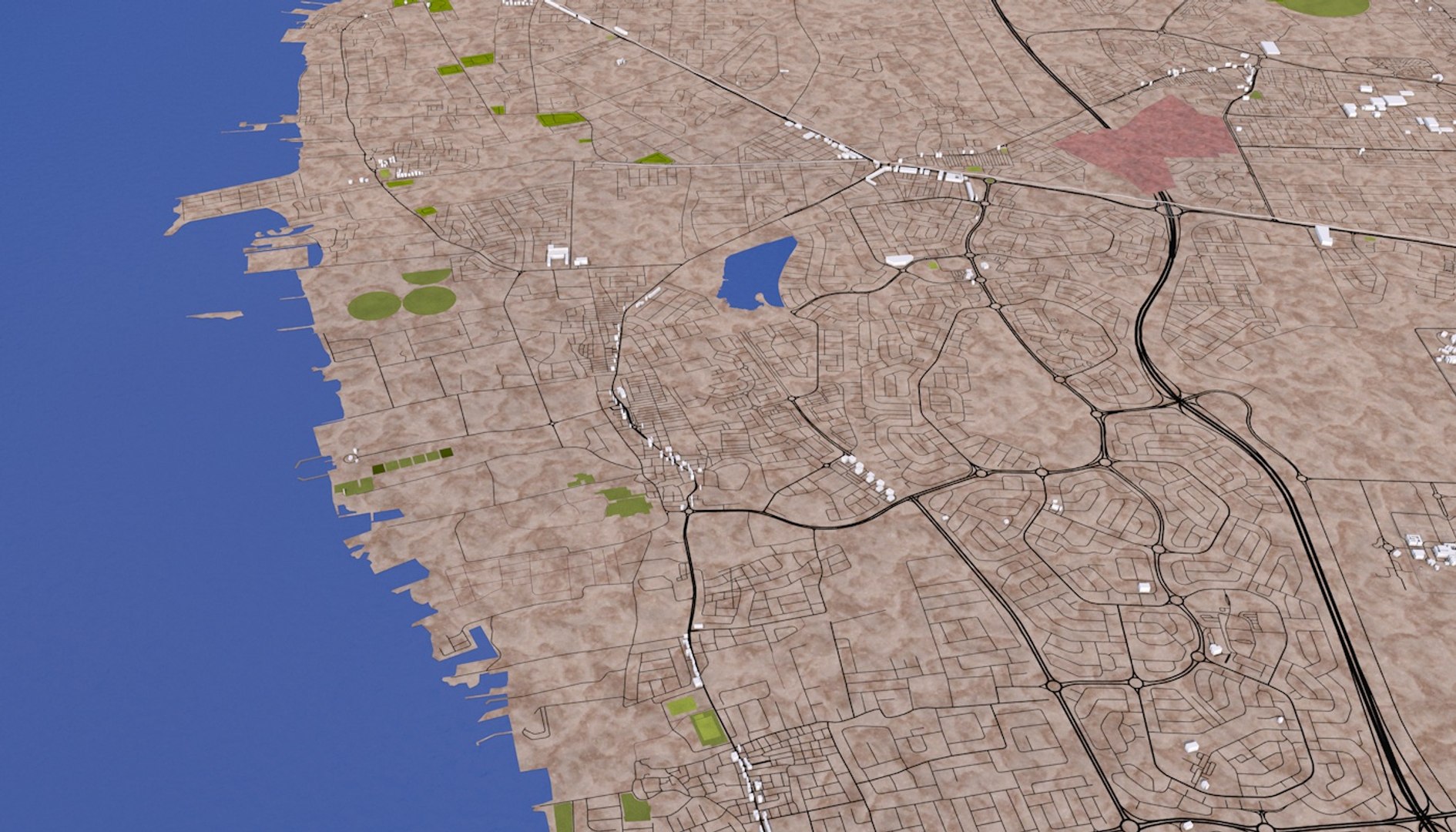 Manama Bahrain Buildings 3D Model - TurboSquid 1430763