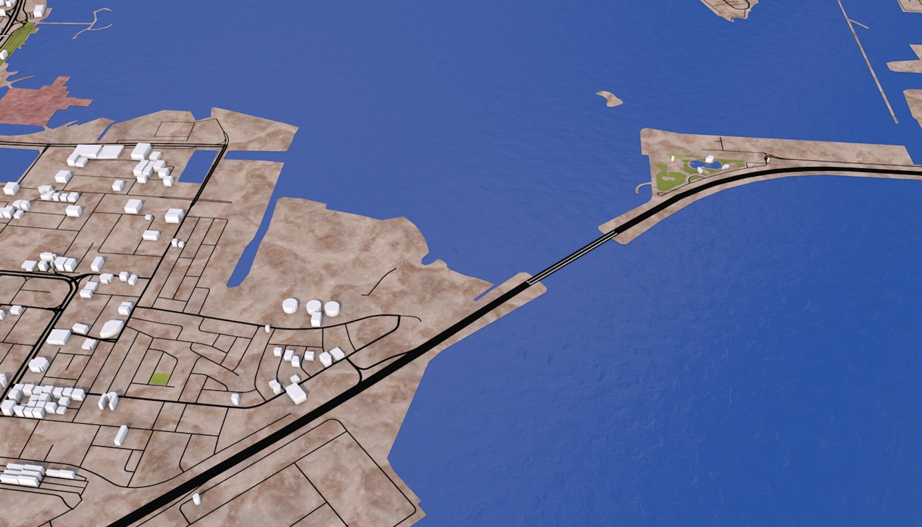 Manama bahrain buildings 3D model - TurboSquid 1430763