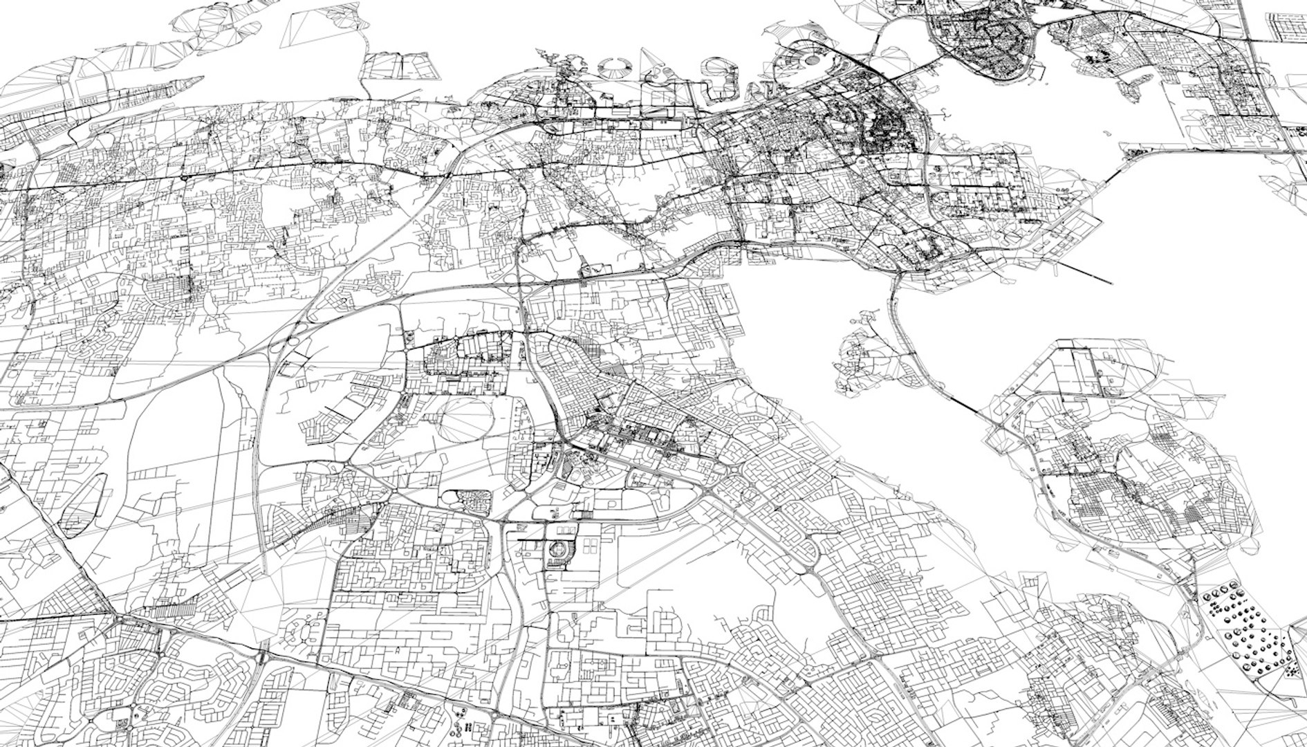 Manama Bahrain Buildings 3D Model - TurboSquid 1430763