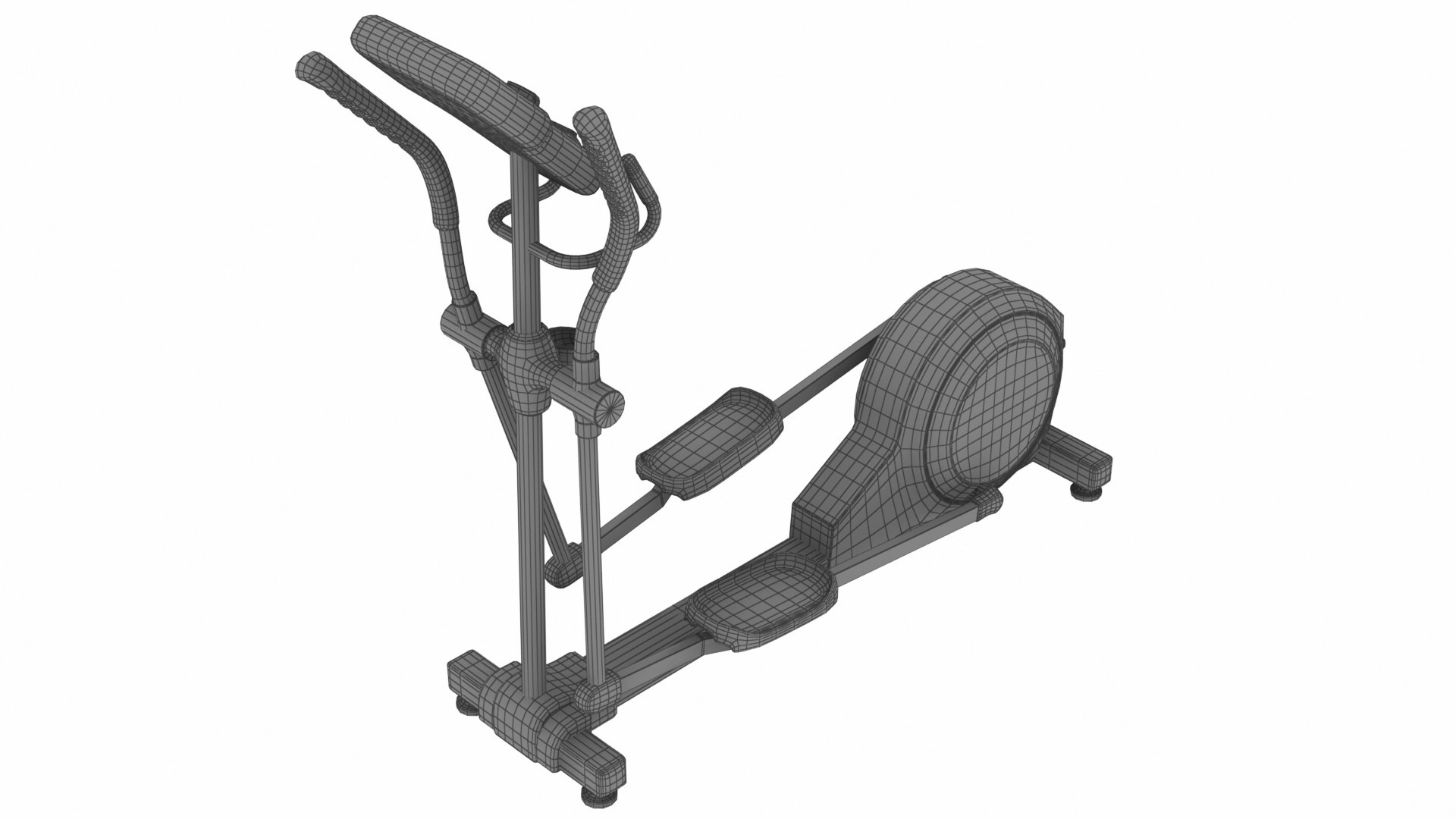 GYM Elliptical Bike White 3D Model - TurboSquid 1816571