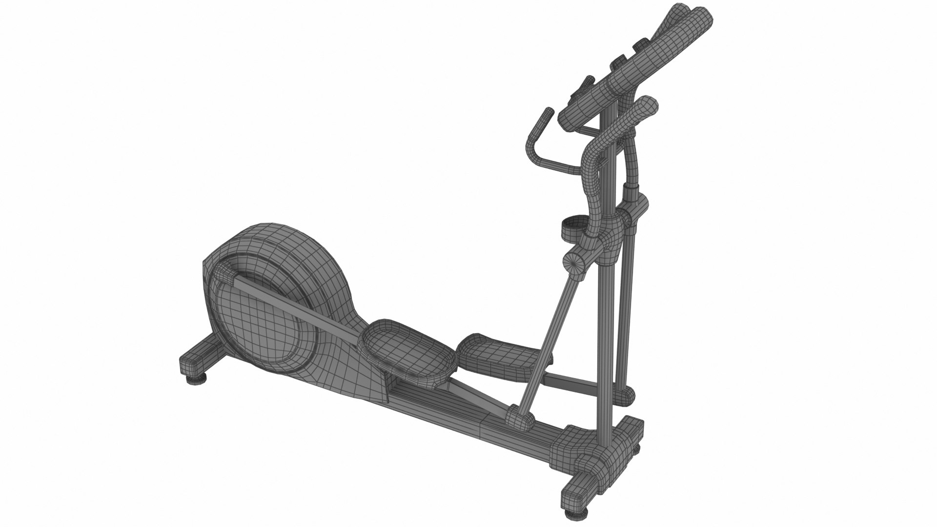 GYM Elliptical Bike White 3D Model - TurboSquid 1816571