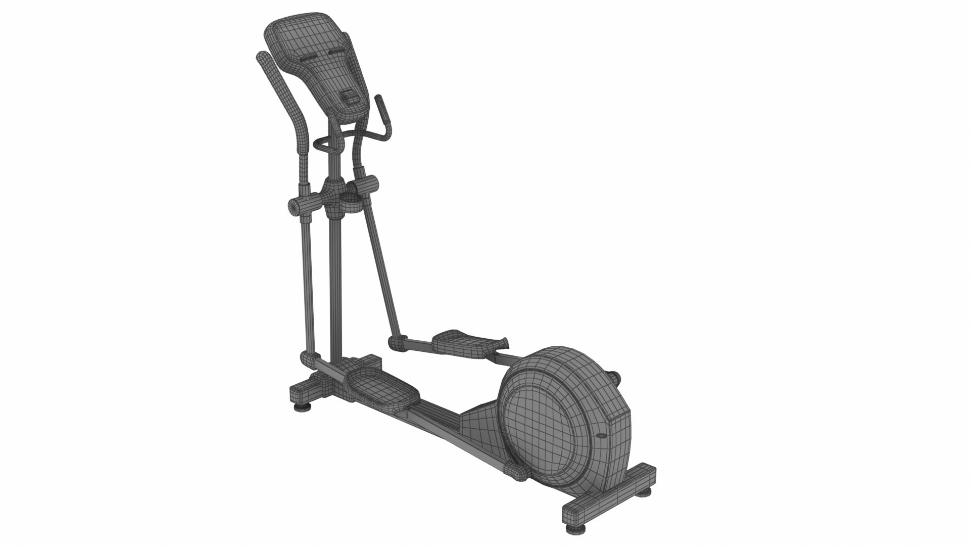 GYM Elliptical Bike White 3D Model - TurboSquid 1816571