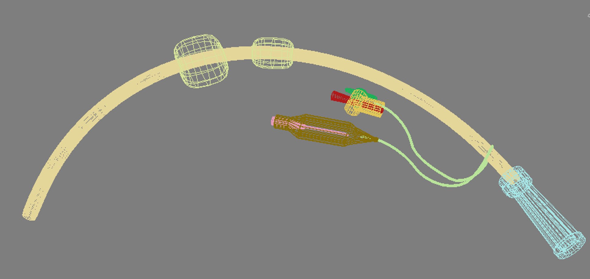 Nasogastric Feeding Tube 3D Model - TurboSquid 1222349
