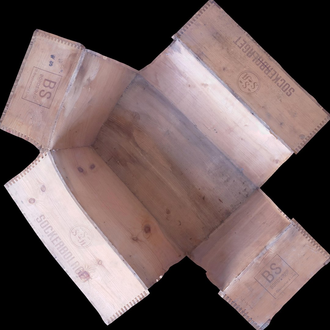 3D Old Wooden Box Model - TurboSquid 2075613