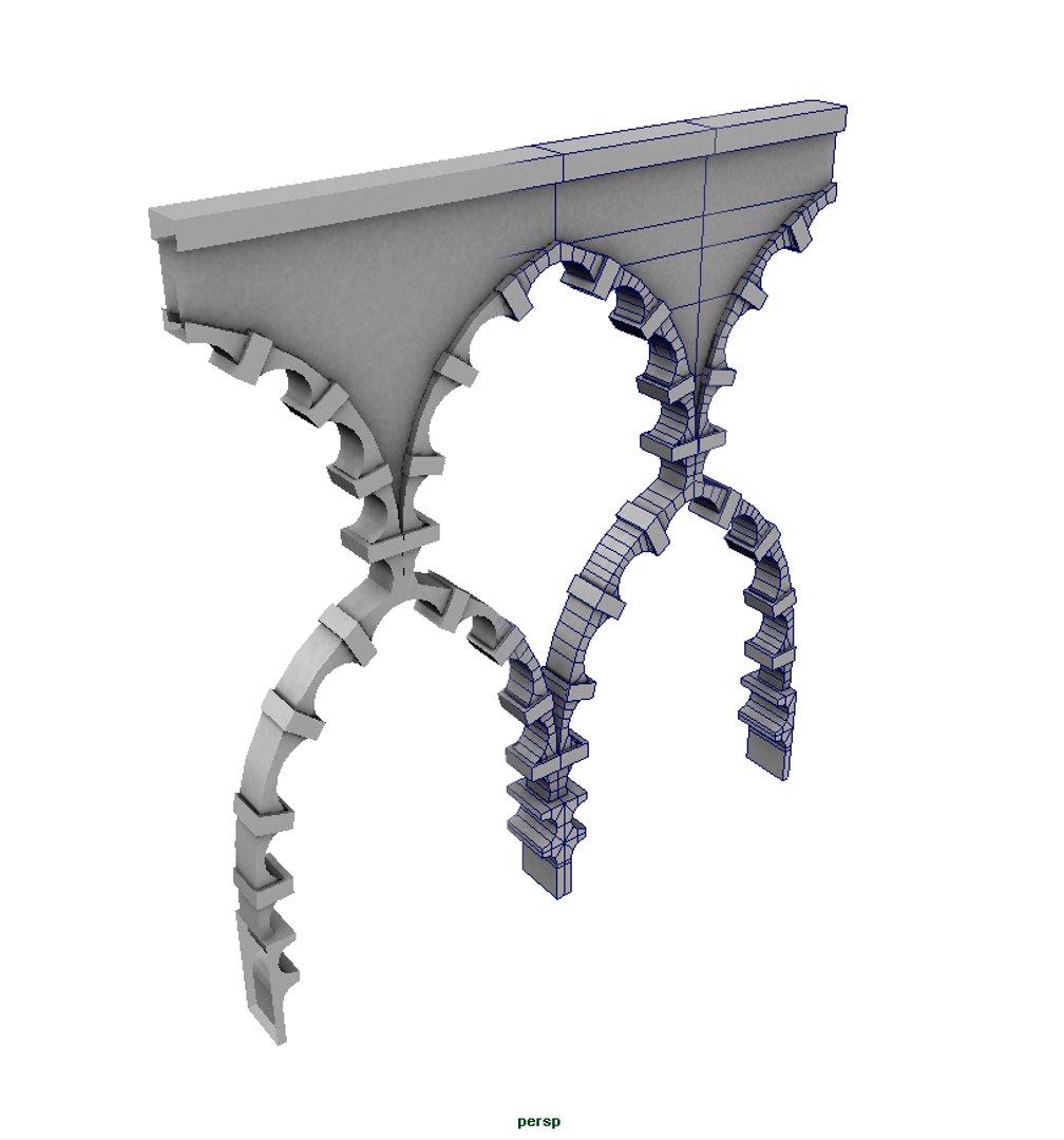 Tileable Arch Architecture 3d Model