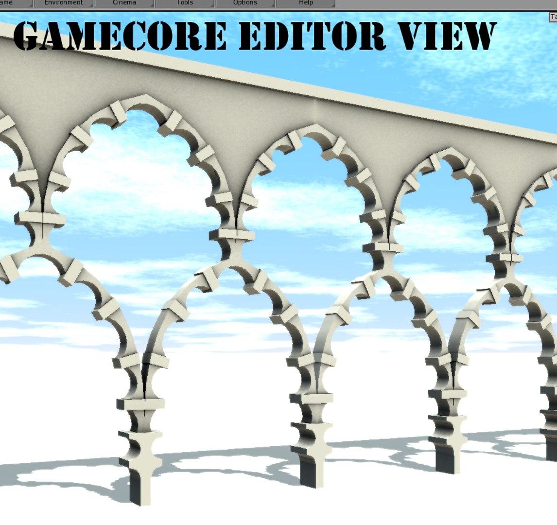 Tileable Arch Architecture 3d Model