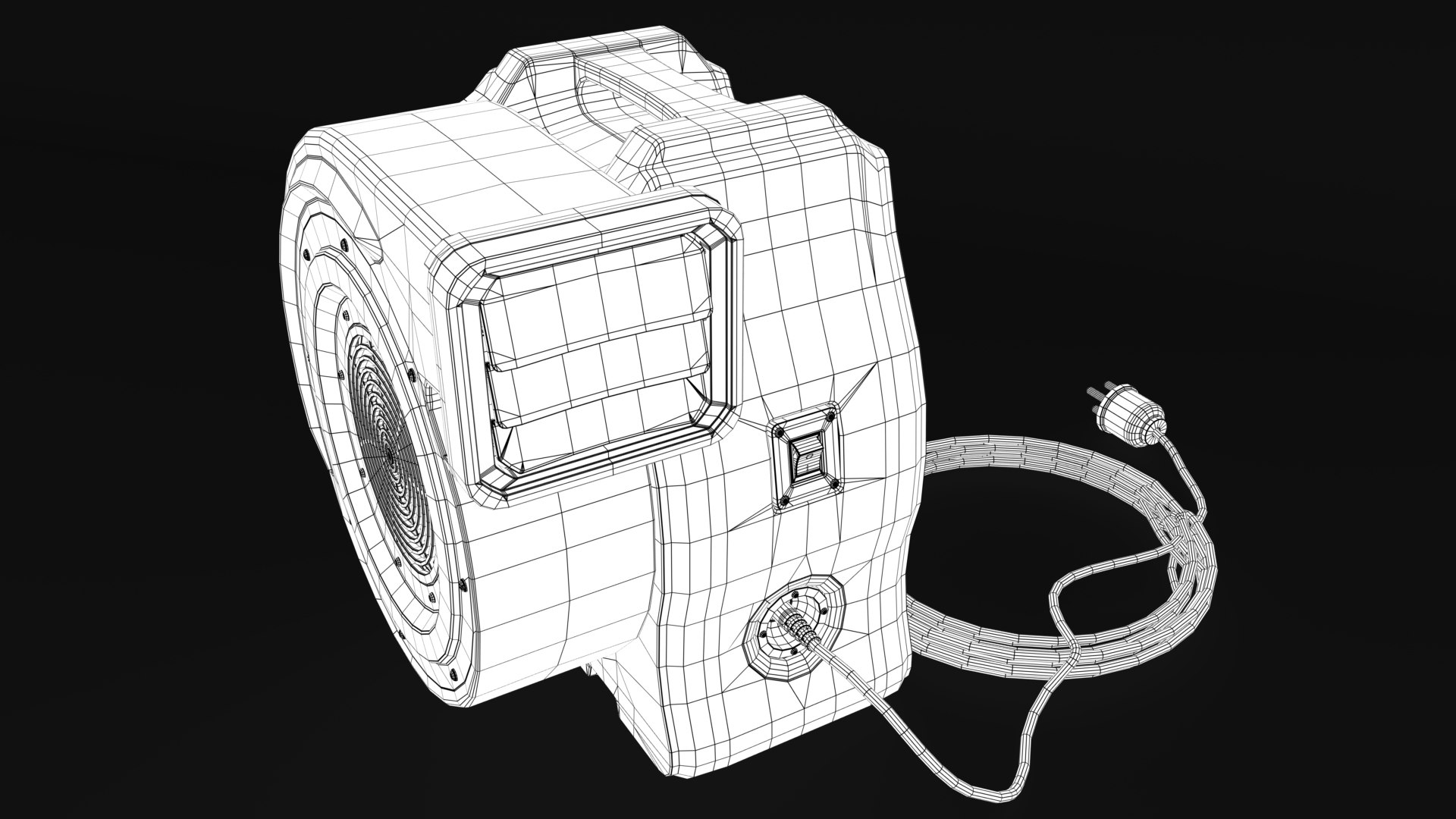 3D Air Blower Model - TurboSquid 2215157
