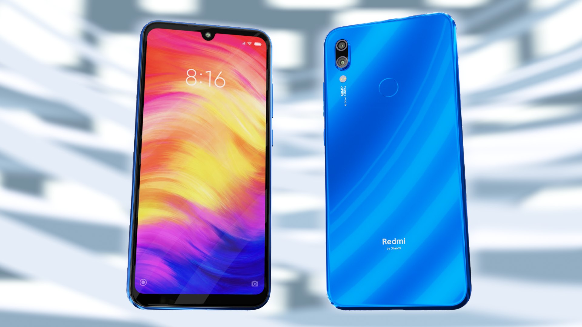 3D phone xiaomi redmi note model - TurboSquid 1473691