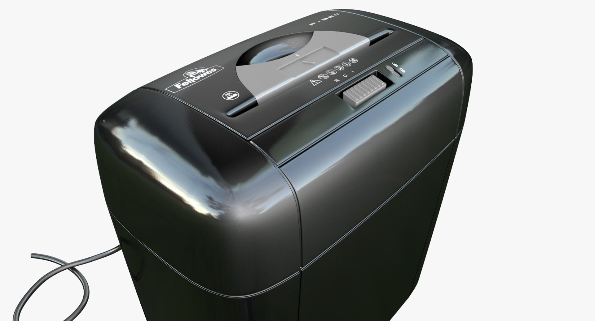 3d Model Cross Paper Shredder