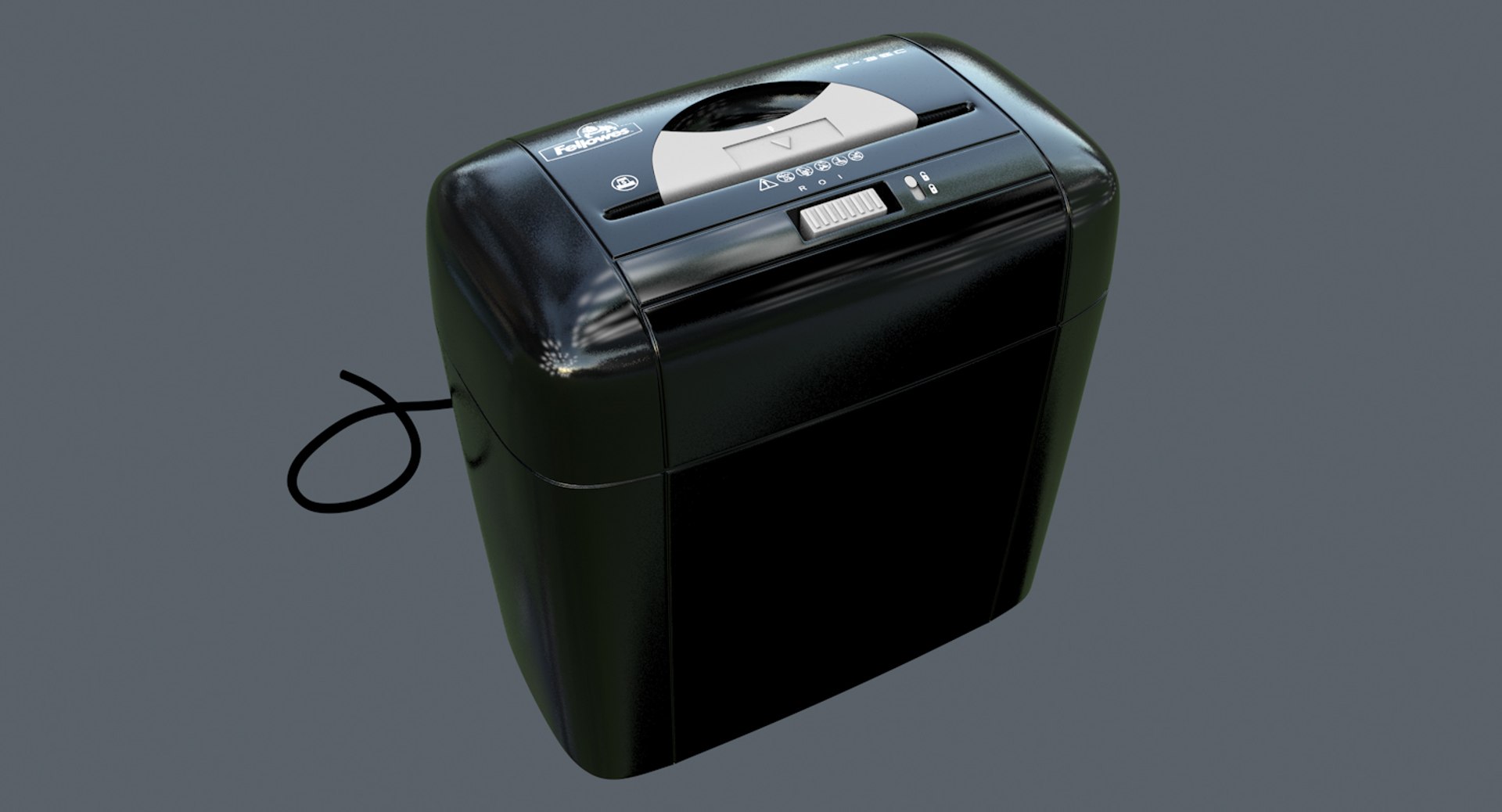 3d Model Cross Paper Shredder