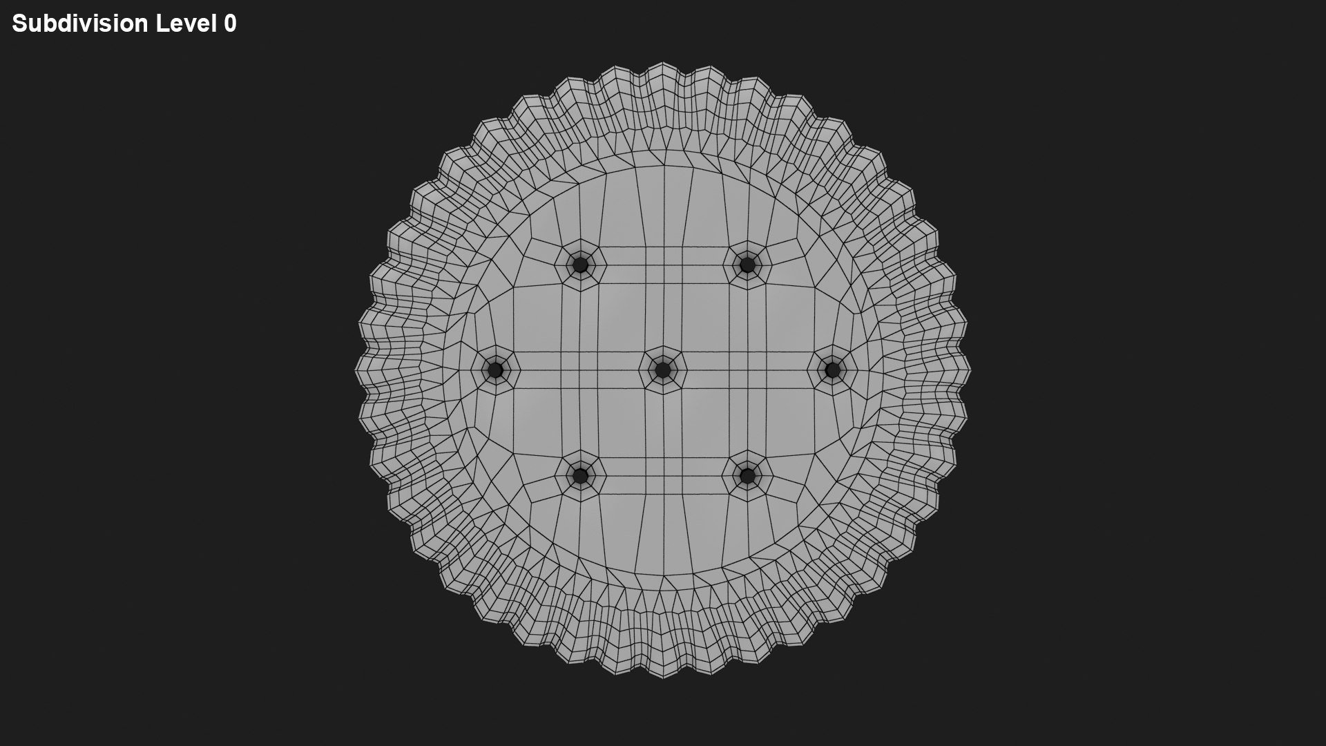 3D Round Cracker - TurboSquid 1963535