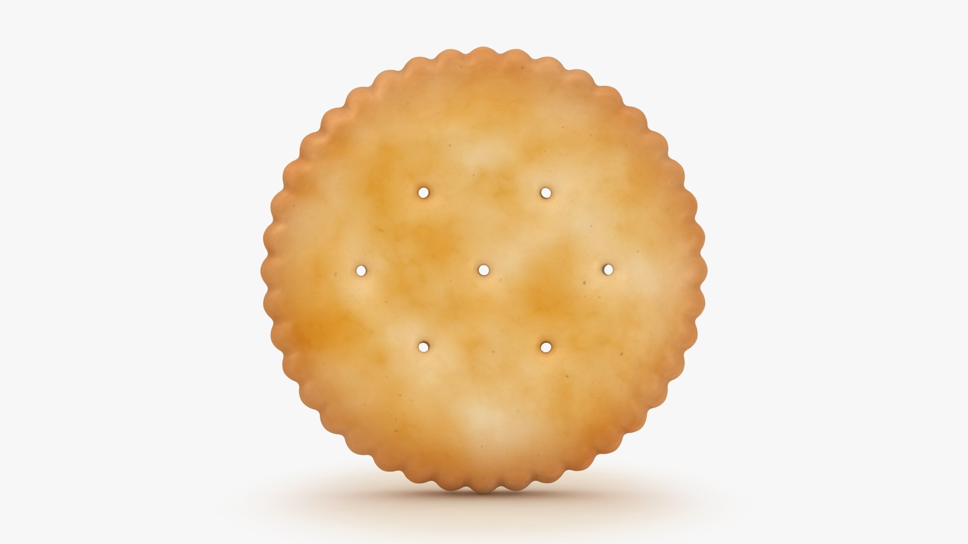 3D Round Cracker - TurboSquid 1963535