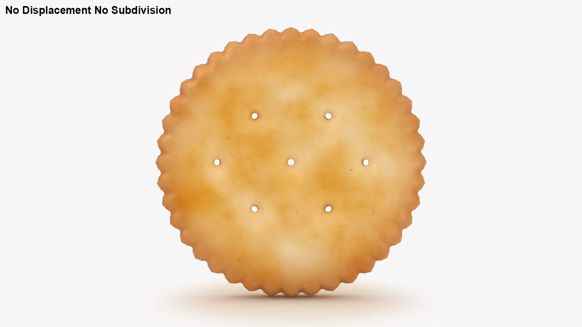 3D Round Cracker - TurboSquid 1963535