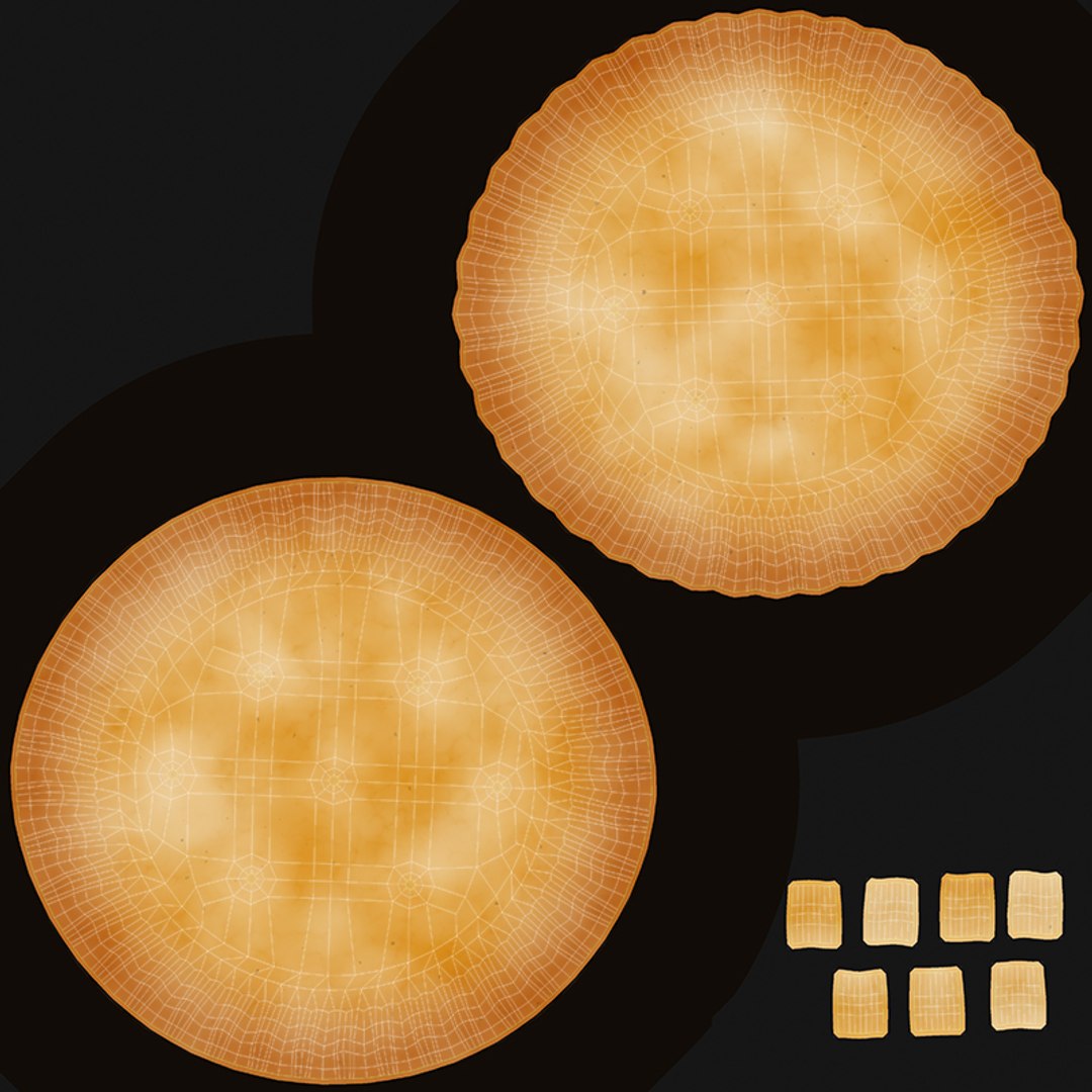 3D Round Cracker - TurboSquid 1963535