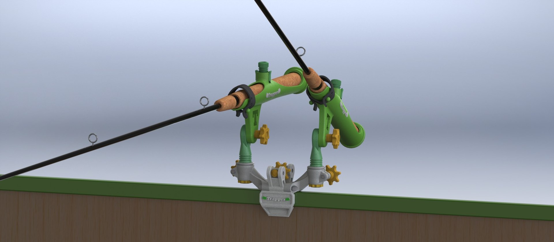 3d Rod Holder Model