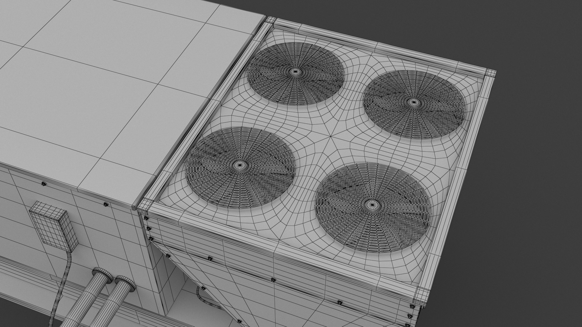 3D Model Air Conditioning Unit V4 - TurboSquid 2328513