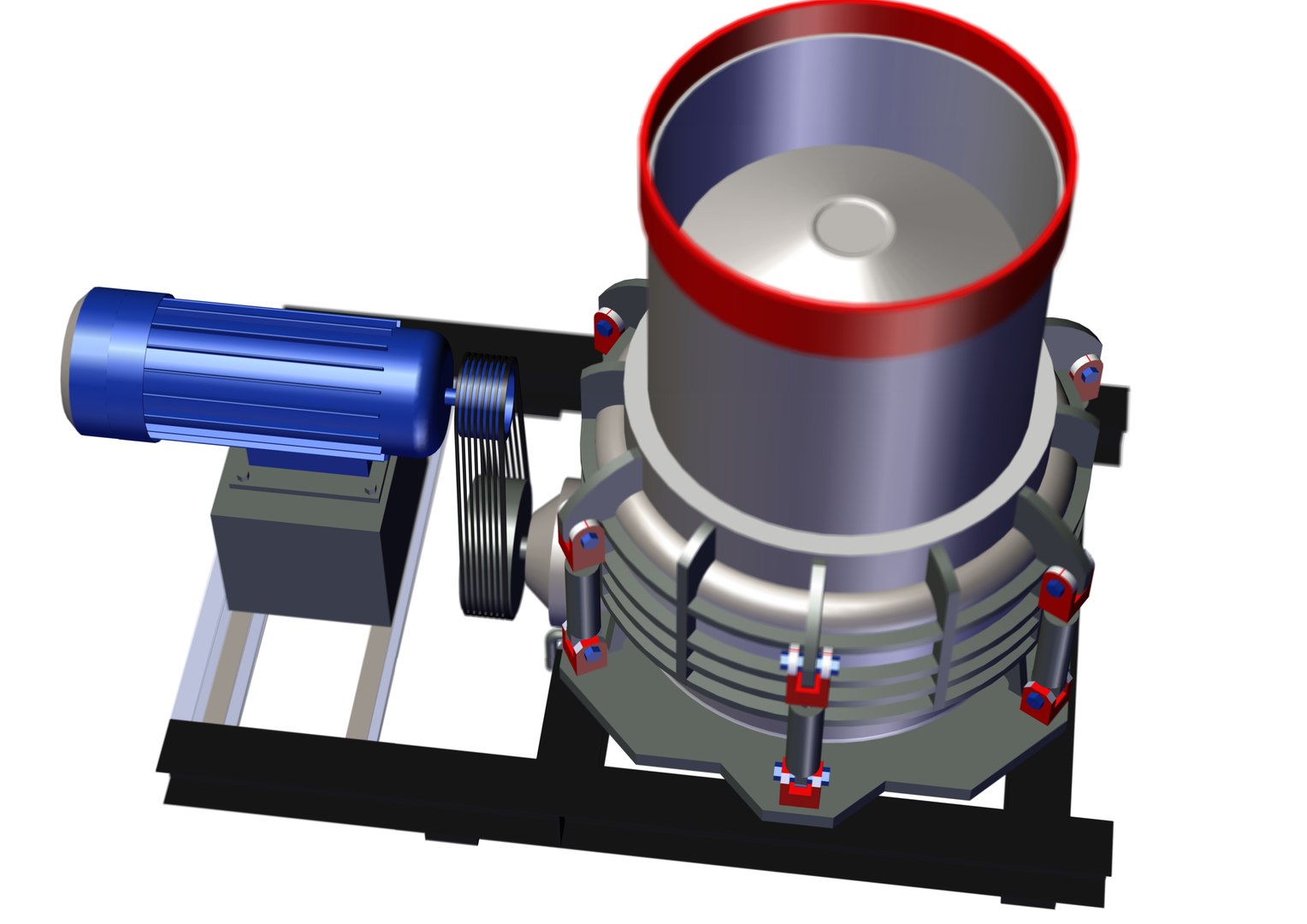 T-rex cone crusher 3D model - TurboSquid 1247708