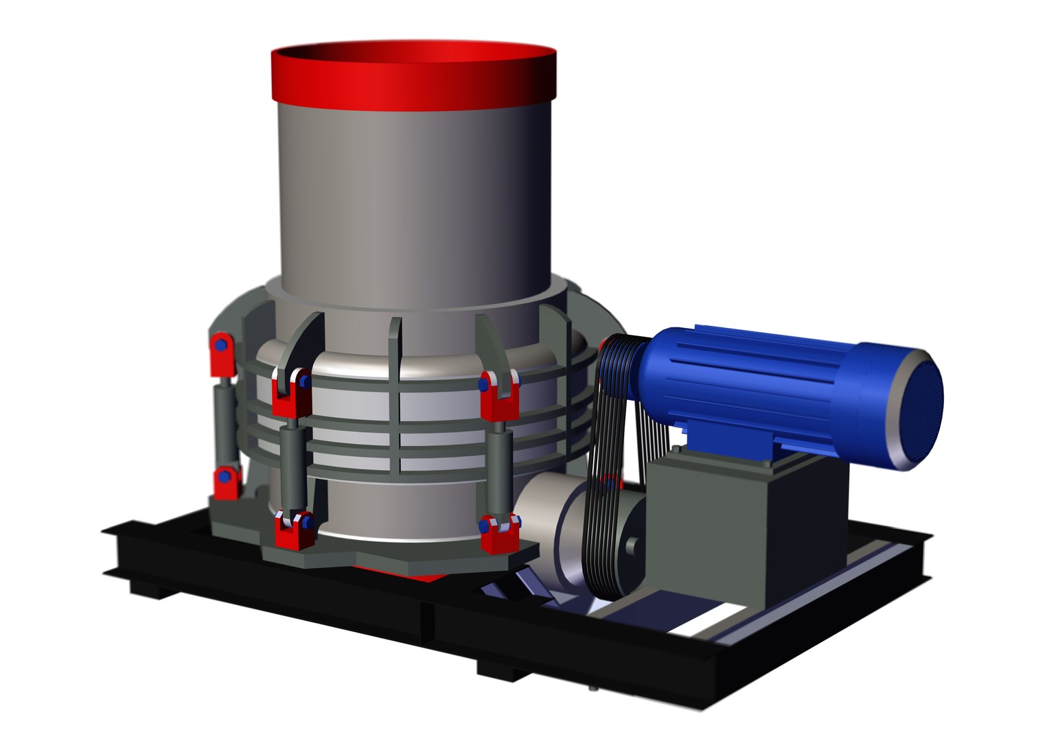T-rex cone crusher 3D model - TurboSquid 1247708