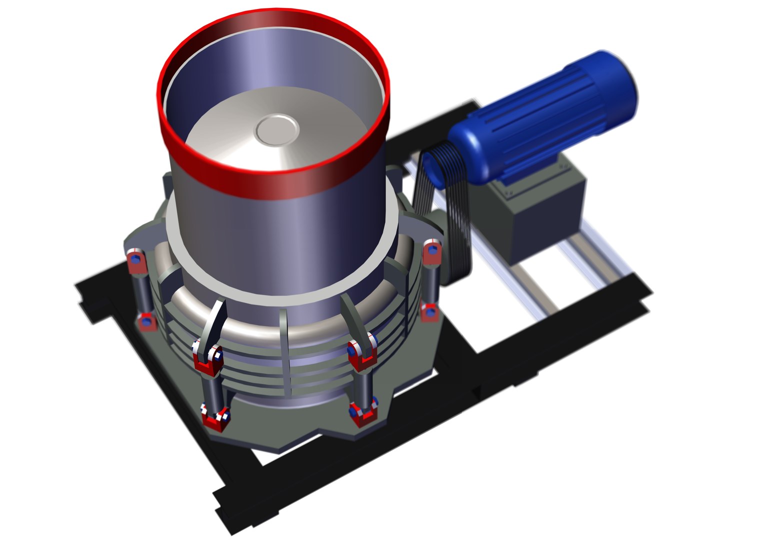T-rex cone crusher 3D model - TurboSquid 1247708