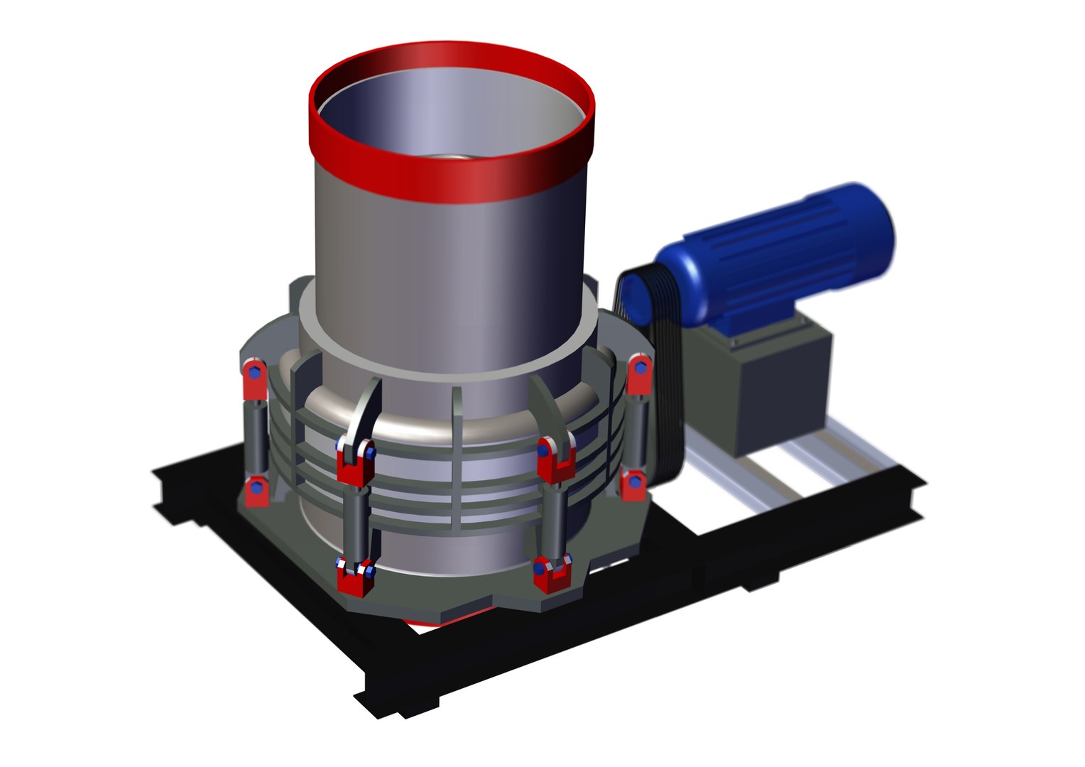 T-rex cone crusher 3D model - TurboSquid 1247708