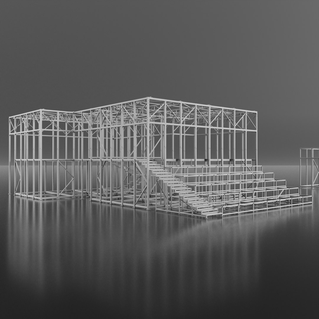 Metal Building 3D Model - TurboSquid 2245993