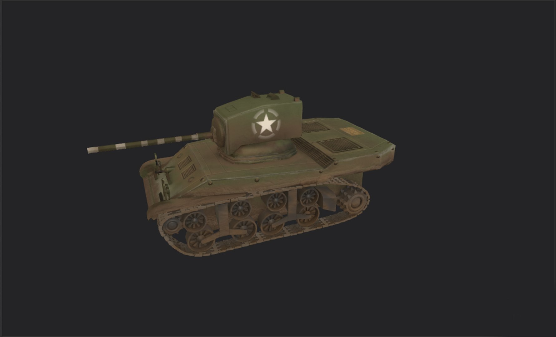 3D asset vehicle war model - TurboSquid 1553133
