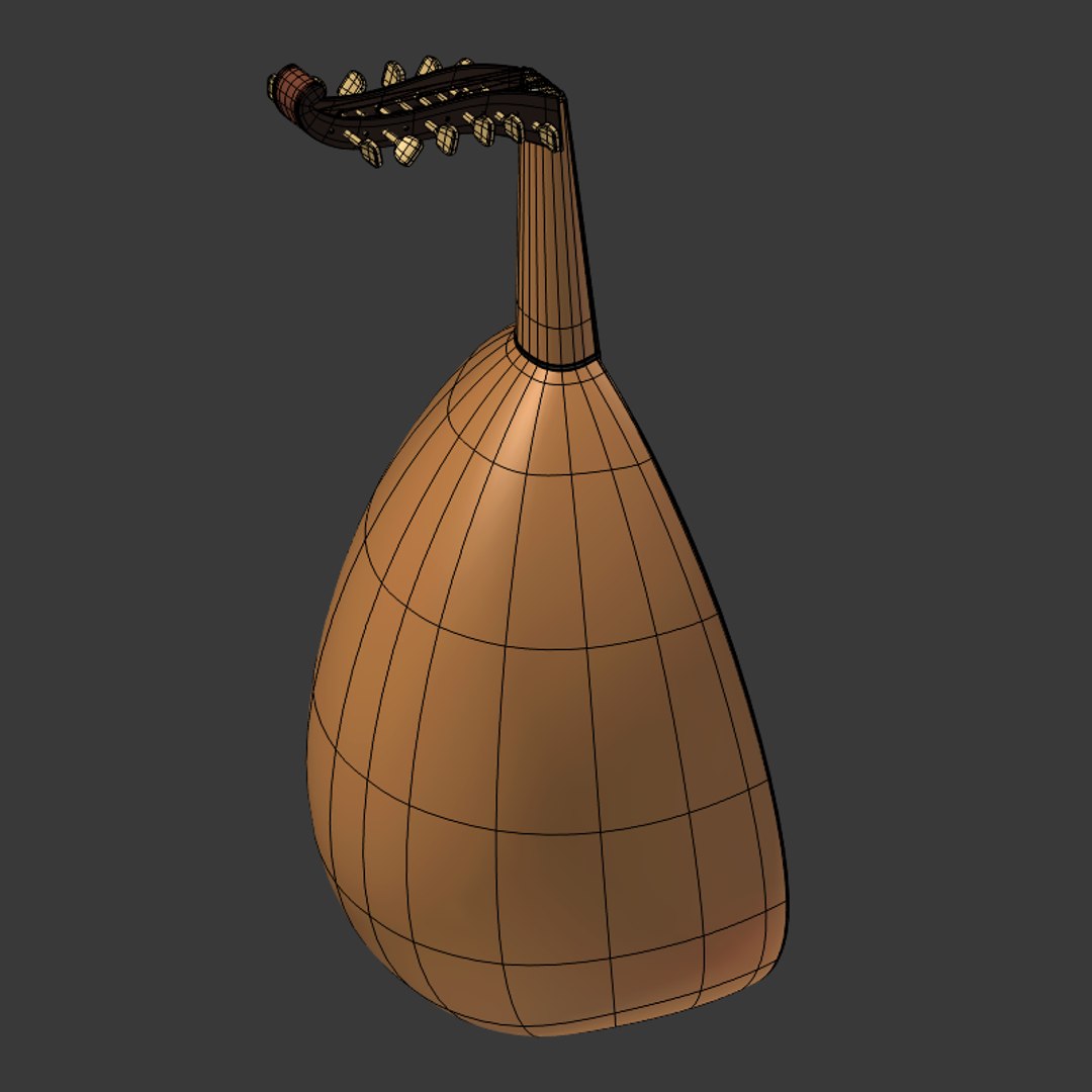lute 3d model