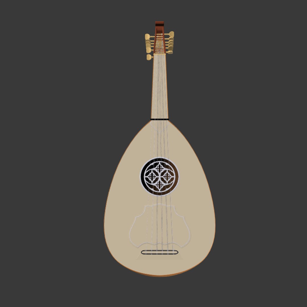lute 3d model