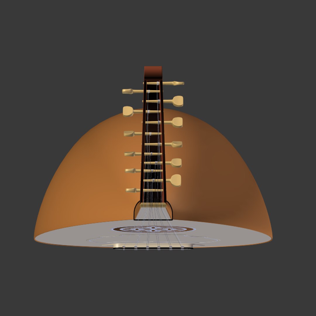 lute 3d model