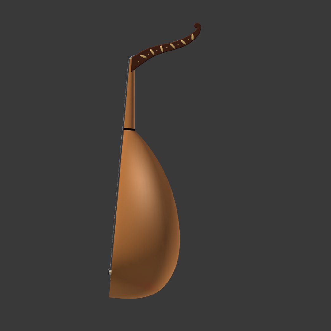 lute 3d model
