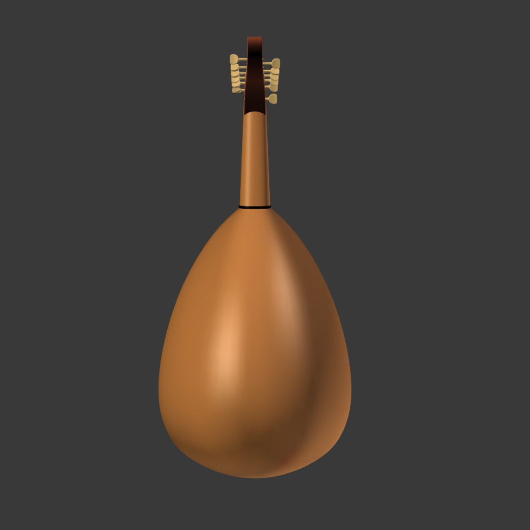 lute 3d model