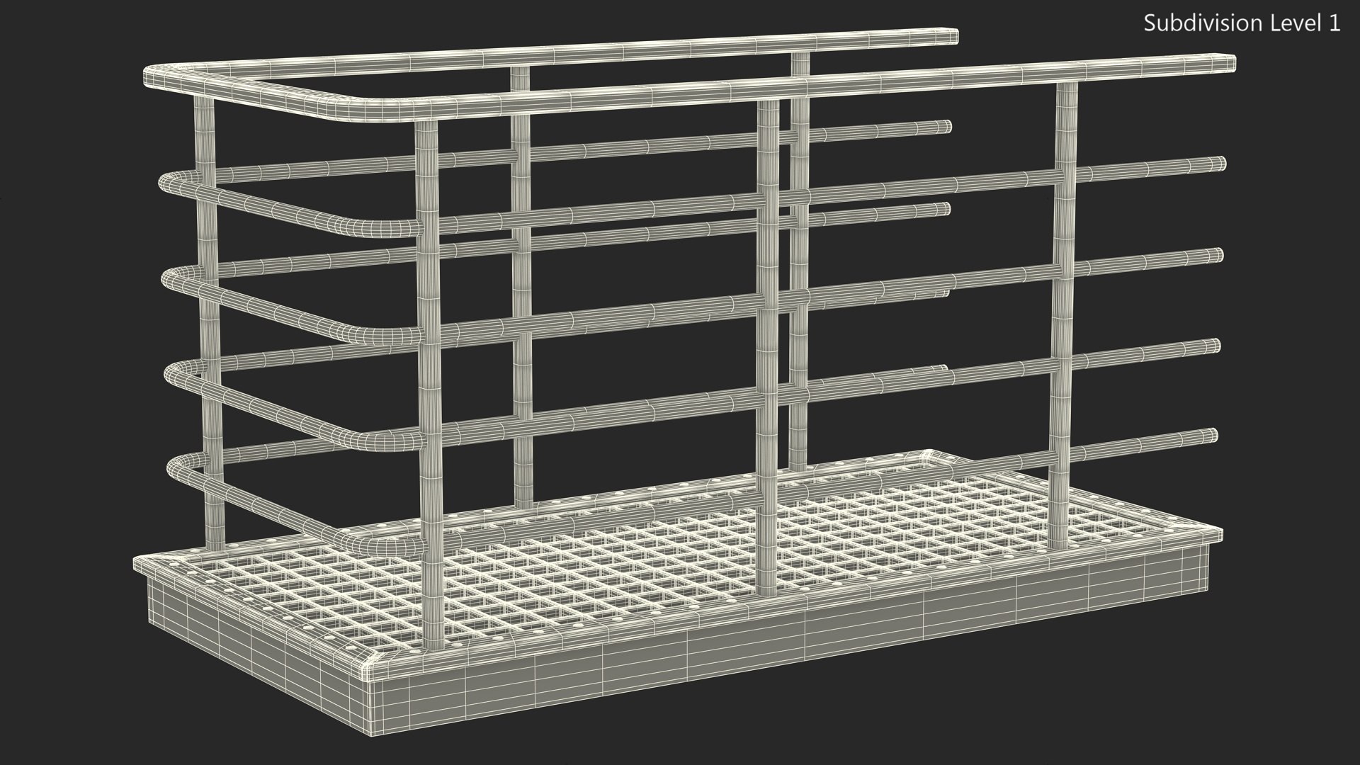 Industrial Catwalk Long Dead End 3D - TurboSquid 2169093