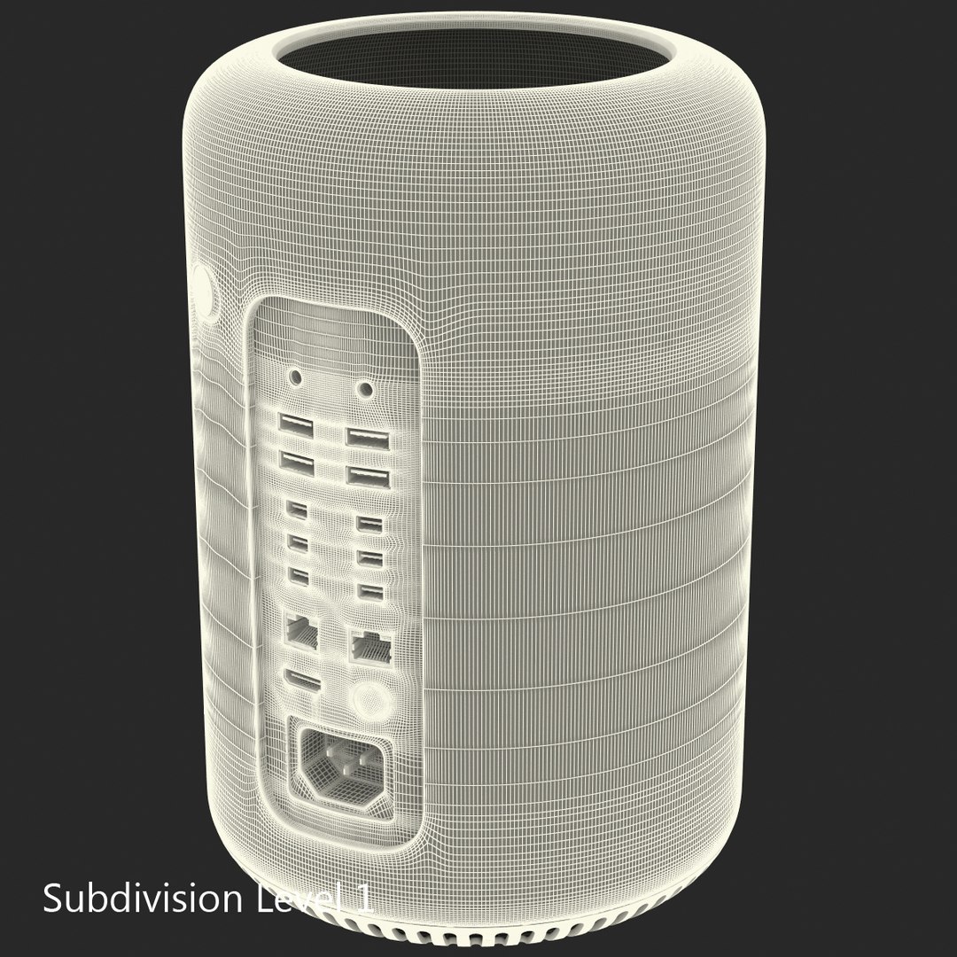 3d Model Apple Mac Pro