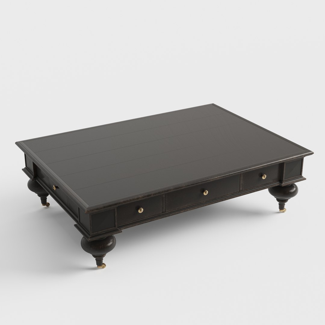 3D Grand Oak Cocktail Table - TurboSquid 2014091